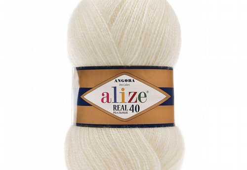 450 жемчужный Пряжа alize 'Angora real 40' 100 гр