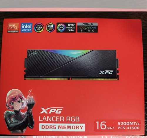 Оперативная память Adata Lancer XPG DDR5 32 GB RGB