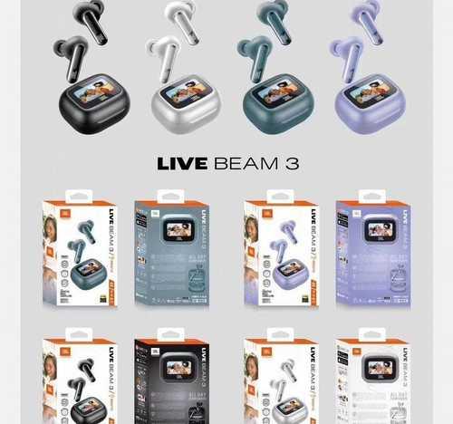 Беспроводные наушники с экраном JBL Live Beam 3