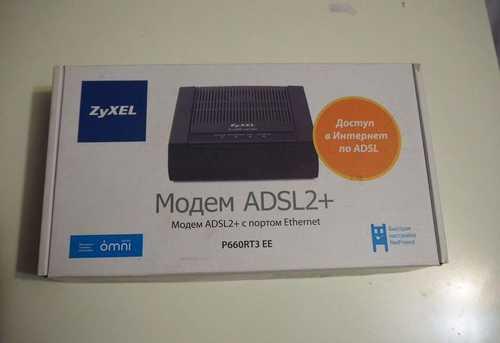 Маршрутизатор zyxel P660RT3 EE adsl2+