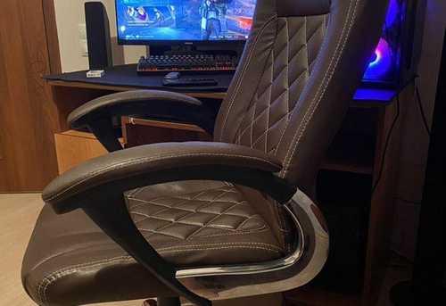Компьютерное кресло кожаное