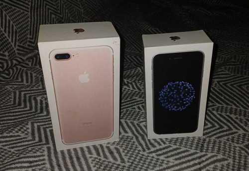 Коробка от iPhone 7 plus и 6