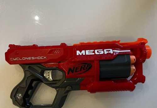 Nerf mega cycloneshock с пулями