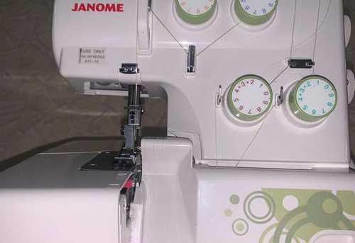 Продам оверлок janome T-72, новый