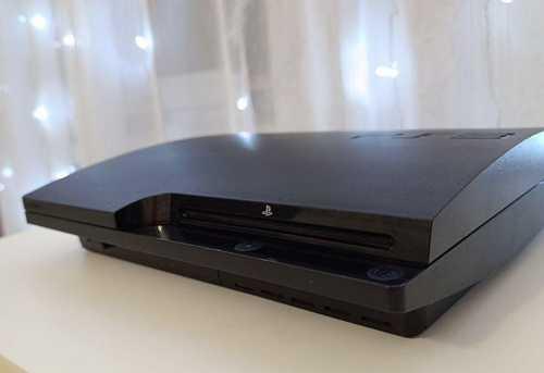 Sony playstation 3 slim +2 геймпада + игры