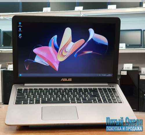 Ноутбук Asus 15, Core i7 6500U, RAM 8Gb, GTX 950M