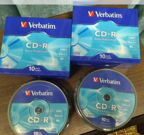 Болванки CD-R Verbatim 700 mb