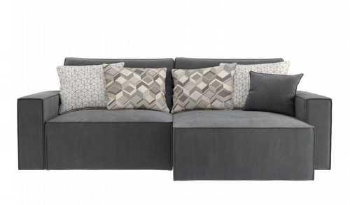 Корсо-3 диван новый угловой серый