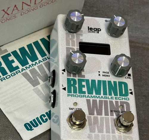 Alexander pedals Rewind Delay