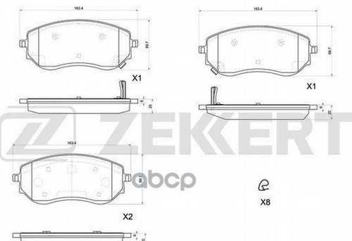 Колодки торм. диск. передн. MB X-Class (X470) 1