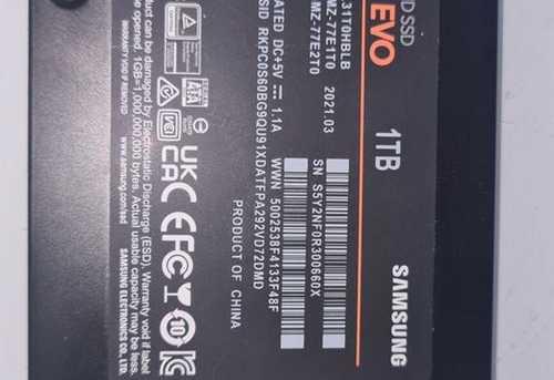 SSD Диск Samsung 870 EVO 1000 Гб