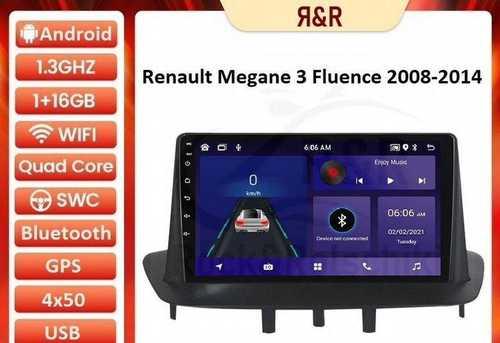 Магнитола Renault Megan 2008-2015 Android