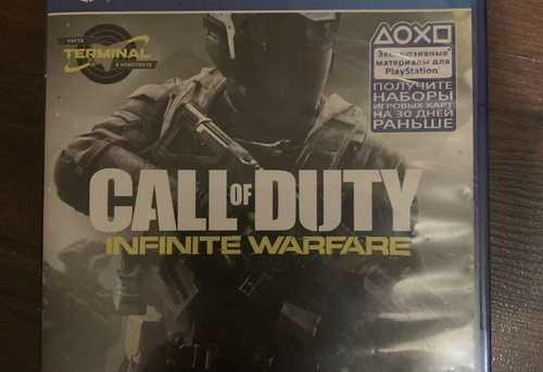 Игровой диск на ps4 Call of duty:Infinite Warfare