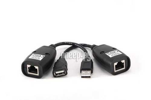 Cablexpert UAE-30M USB AM-AF/RJ45Fx2