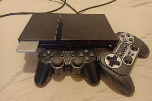 Sony PS2 Slim Чипованная Прошитая, много игр