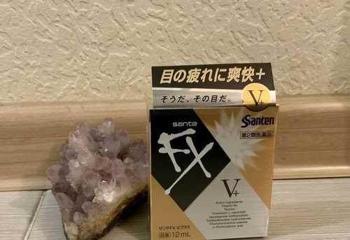 Японские капли для глаз sante FX V+