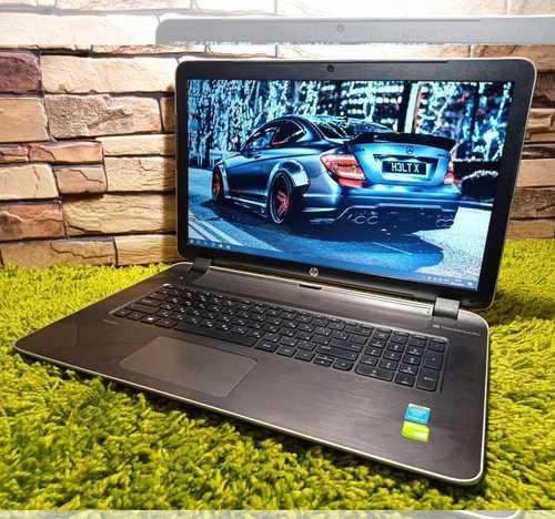 17" Мощный HP Core i3 10Gb 256SSD GeForce GT 830