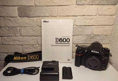 Nikon D600 Body (пробег 7тыс) Идеал