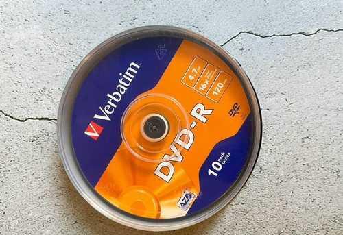 DVD-R диски, 10 шт (болванки)