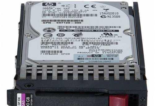 Жесткий диск HP SAS 146GB DP 10K 6G SFF 507125-B21