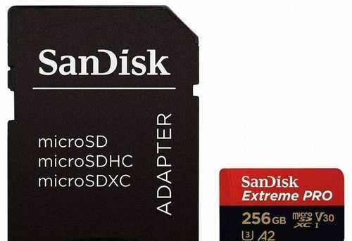 Карта памяти SanDisk microsdxc 256GB Extreme PRO V