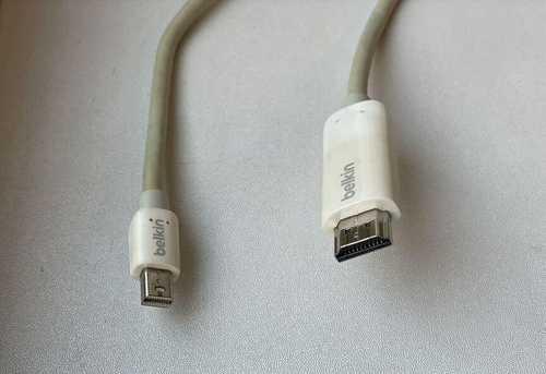 Кабель переходник Mini DisplayPort на hdmi Belkin