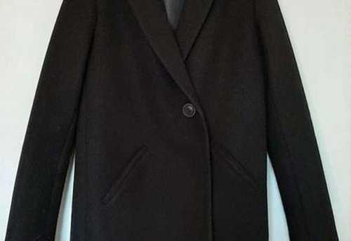 Пальто женское весна новое черное 42 размер