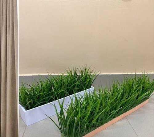 Искусственная трава Premium в кафе офис домой