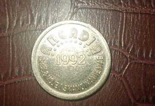 Редкая монета 1992 Европа