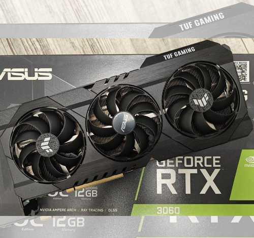 Видеокарты asus rtx 3060 tuf 12gb/комплекты