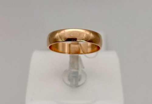 34/Золотое обручальное кольцо 16,5 мм