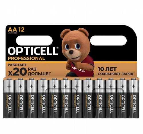 Батарейки Opticell AA Professional, 12 шт