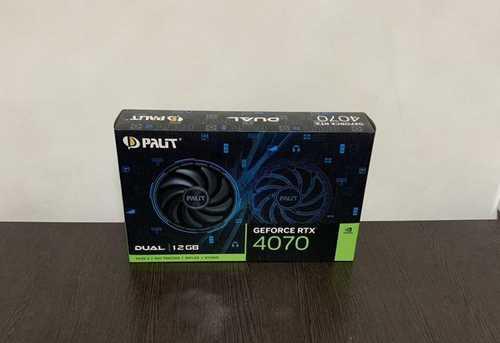 Видеокарта RTX 4070 Palit Dual 12GB