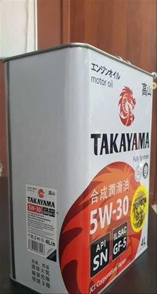 Масло моторное Takayama SAE 5W-30 API SN GF-5