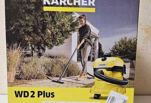 Новый пылесос Karcher WD 2 Plus V-12/4/18.Чек