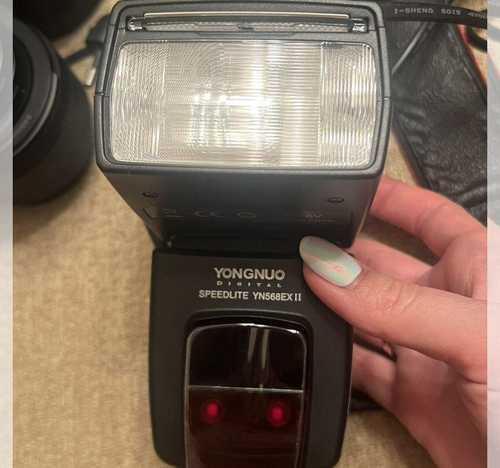 Вспышка камеры yongnuo speedlite ym568ex