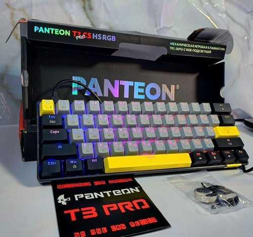 Новая игровая клава panteon T3 CS HS RB White