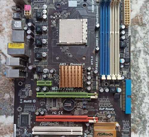 Материнская плата asrock m3a770de
