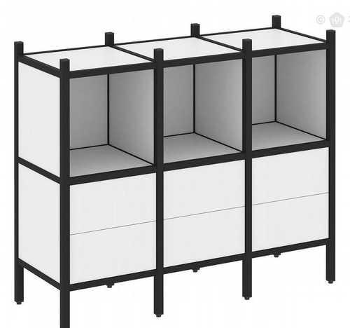 Стеллаж на металлокаркасе Loft VR.L-07