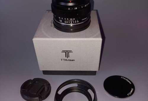 Объектив TTArtisan 50mm f2 Sony FE