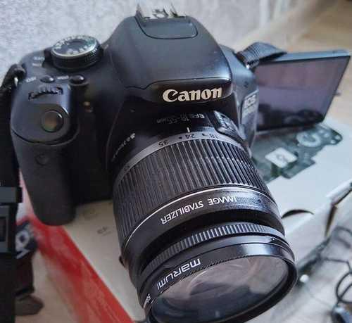 Фотоаппарат Canon D600+ обьектив kit 18-55 мм