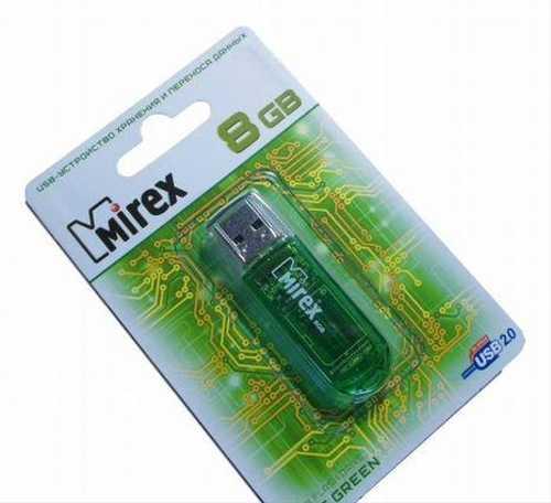 USB флешка Флешка 8 гб Mirex Elf Green