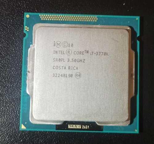 Процессор Intel Core i7 3770k lga 1155