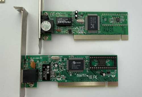 Сетевые карты PCI (2 штуки)