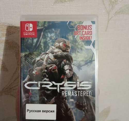 Crysis remastered Nintendo switch новый