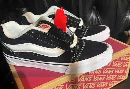 Кеды Vans Knu Skool Дутыши Оригинал black/white