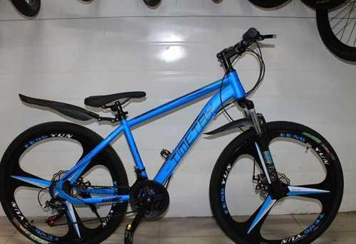 Горный велосипед с литыми синий