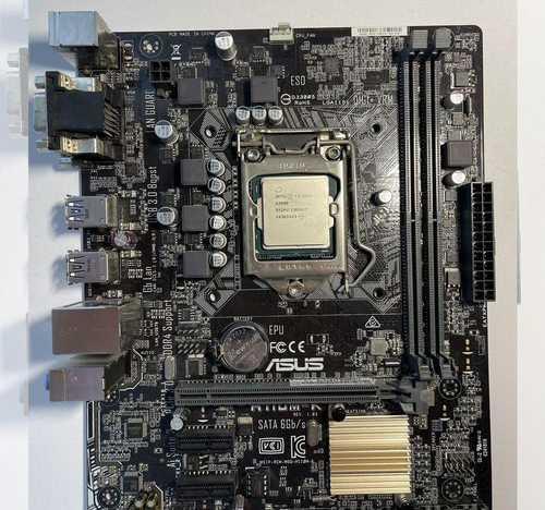 Материнская плата asus H110M-K