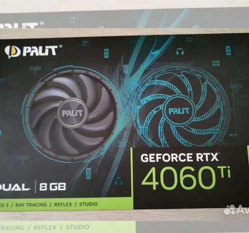 Видеокарта rtx 4060ti 8gb Palit