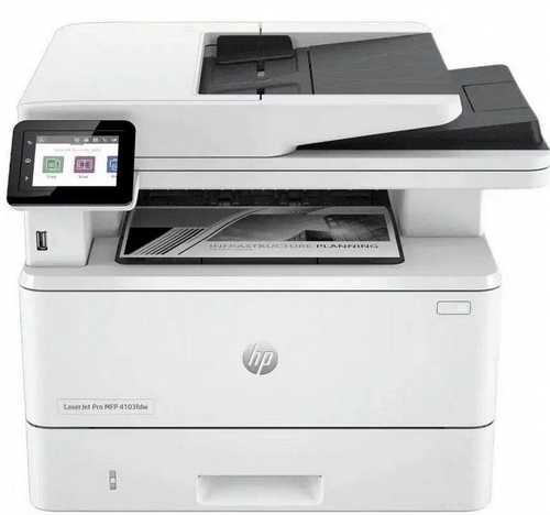 Мфу лазерный HP LaserJet Pro 4103fdw White